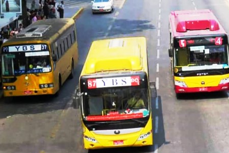 ヤンゴン市バス（YBS）、22時まで運行を繰り下げ – ミャンマー最新ニュース・情報誌－MYANMAR JAPON